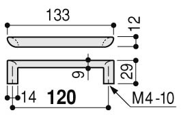 カワジュン ハンドル PC-142-XCM ホームウェアショップ クギセイ HOMEWARE SHOP KUGISEI